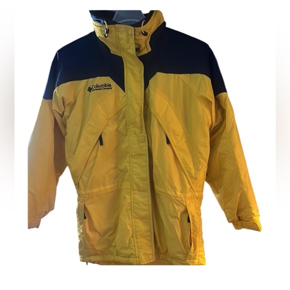 Columbia | Jackets & Coats | Columbia Yellow And Black Ski Jacket ...